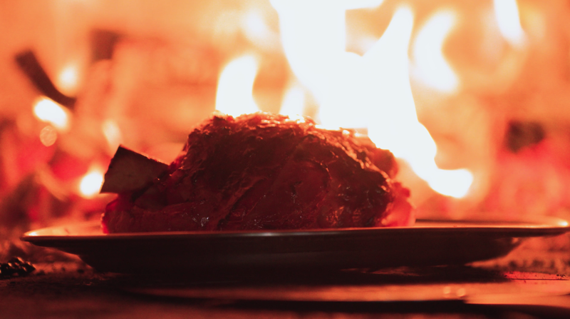 THE PIG’s slow-cooked, honey-glazed Ham Hock - THE PIG